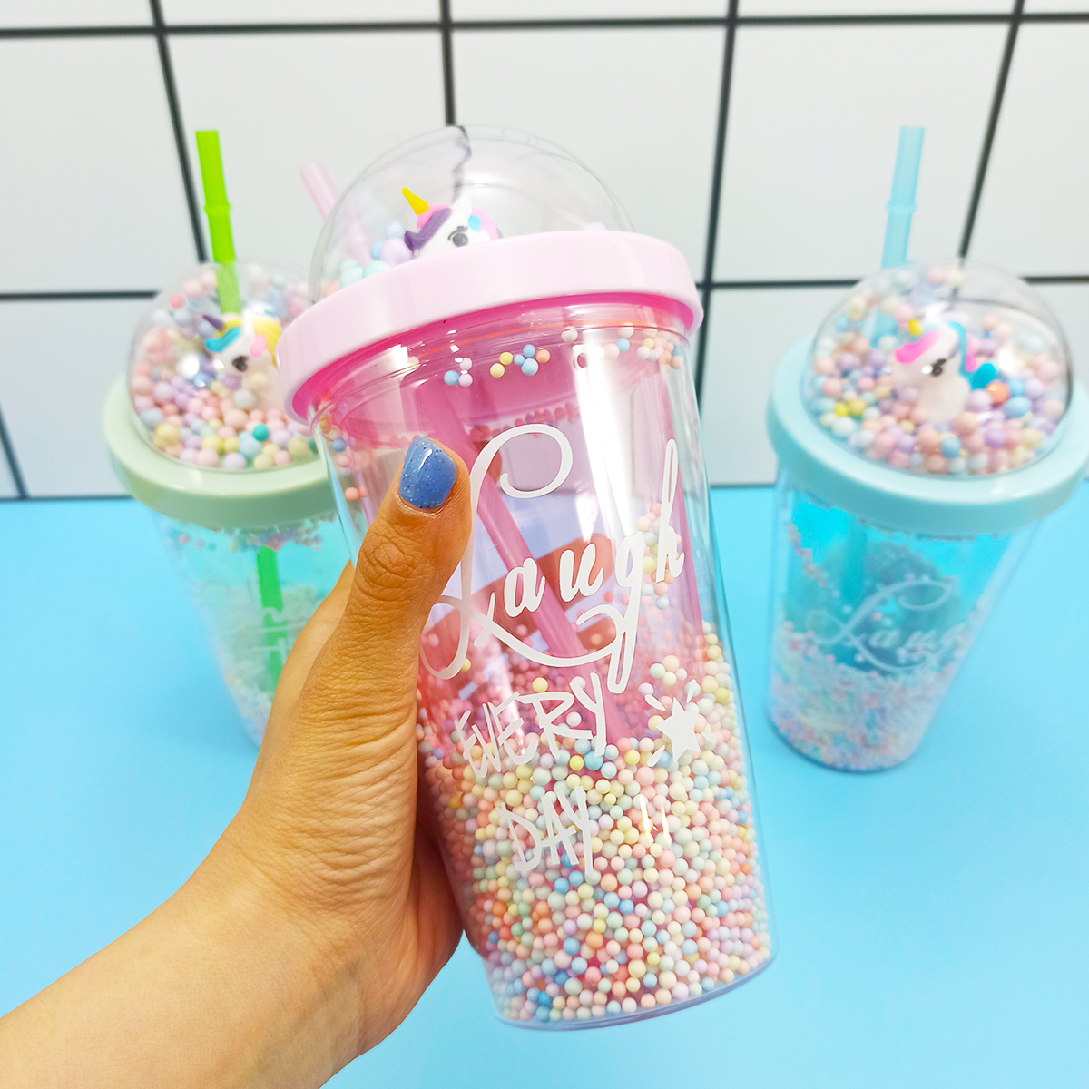 Vaso Con Perla Unicornio | Wopp Deco
